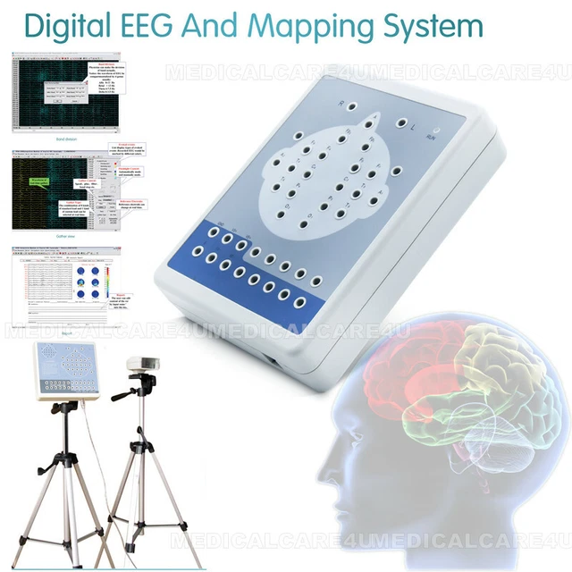 16-KANAL-DIGITAL-BRAIN ELECTRIC-AKTIVITÄTS-EEG-MAPPING SYSTEM EEG ...