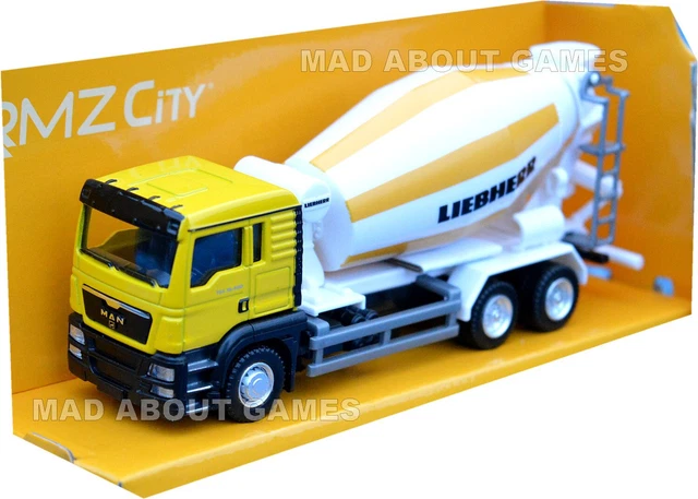 MAN CONCRETE MIXER TRUCK 1:64 Scale Lorry Model Cement Mixer Miniature ...