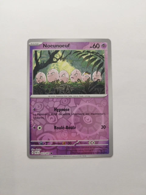 CARTE POKÉMON - Noeunoeuf Reverse - 023/091 - EV4.5 - Destinées De Paldea EUR 1,90 - PicClick FR