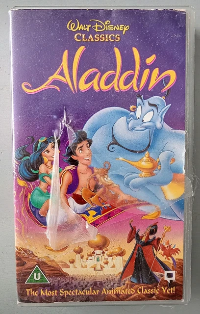 WALT DISNEY CLASSICS Aladdin 1994 VHS Robin Williams EUR 1,14 - PicClick FR