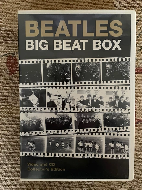 BEATLES BIG BEAT Box Video (VHS) and CD Collector's Edition. Rare ...