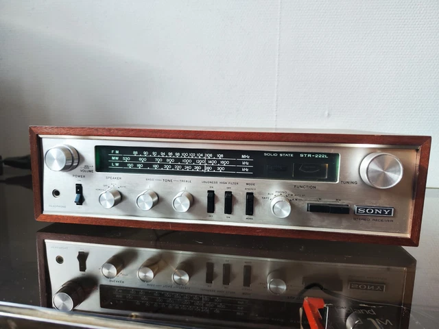 RECEIVER SONY STR 222l Solid State Vintage Ampli Tuner EUR 120,00 ...