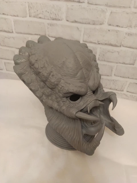 LIFE SIZE PREDATOR head casted "NOT" 3D printed £100.00 - PicClick UK