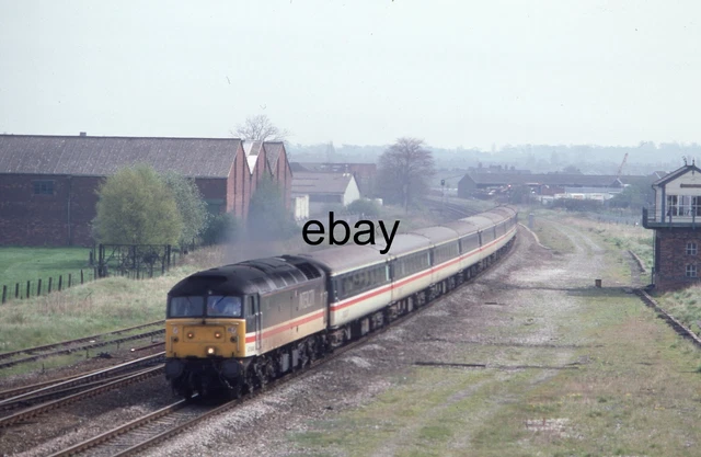 35MM RAILWAY SLIDE - BR Diesel Electric Class 47. 47846 @ Mold Junction ...
