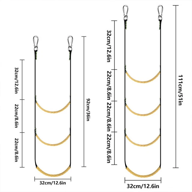 NYLON 3/4 STEP Rib Boarding Ladder Floating Ladder Strap Knitting ...