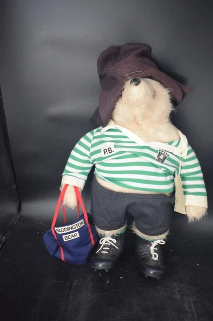 VINTAGE PADDINGTON GABRIELLE Designs Bear In Rugby/Football Shirt ...