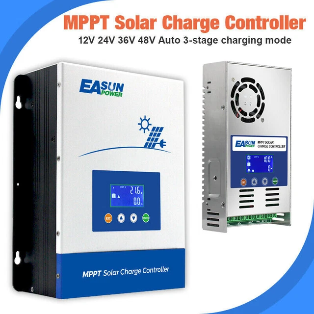 CONTRÔLEUR DE CHARGE Solaire Régulateur MPPT 60A/80A/100A Auto 12V 24V ...