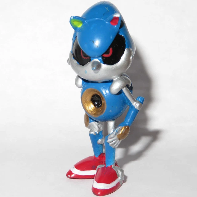VINTAGE 1990S 2CM TOMY METAL SONIC THE HEDGEHOG FIGURE TOY ROBOT 90s ...