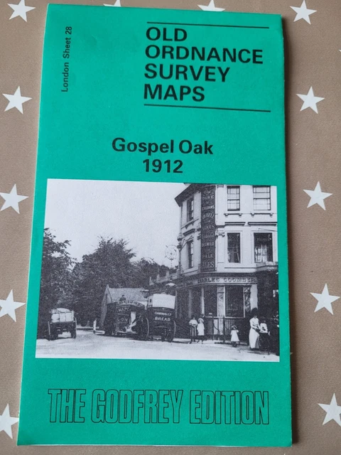 GOSPEL OAK 1912. Old Os Map. Godfrey Edition £4.00 - PicClick UK