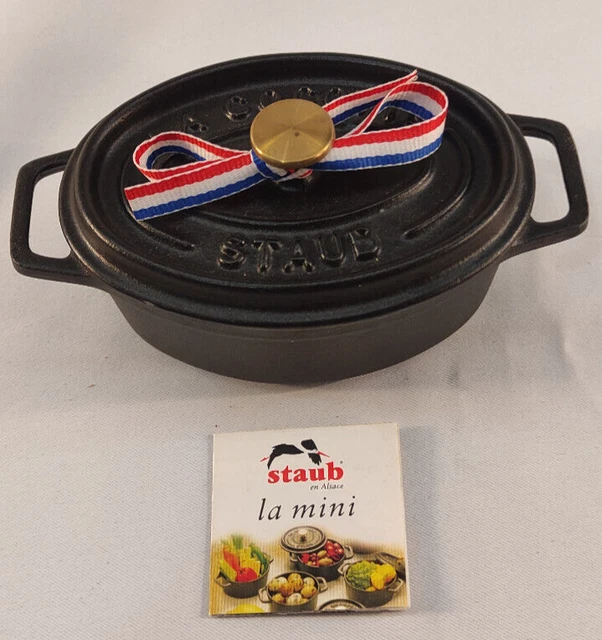 STAUB MINI COCOTTE ovale en fonte EUR 55,00 - PicClick FR
