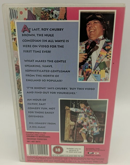 ROY CHUBBY BROWN, From Inside the Helmet VHS Video UKs best 18 cert A1 ...
