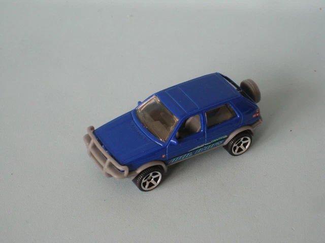 MATCHBOX VW VOLKSWAGEN Golf Country Blue Body Toy Model Car 70mm Rabbit ...