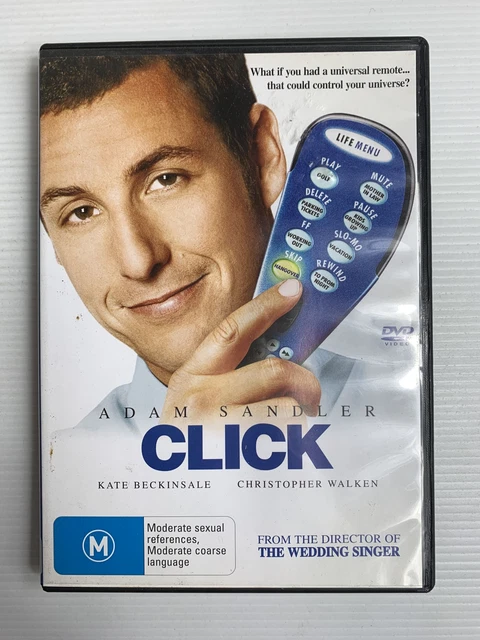 CLICK ADAM SANDLER Kate Beckinsale Walken DVD R4 Movie $8.97 - PicClick AU