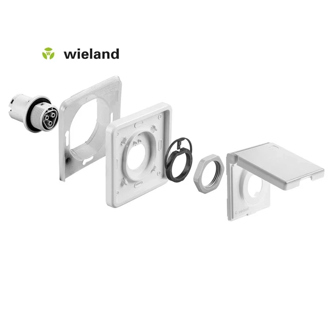 WIELAND SOCKET FEED-IN socket balcony power plant mini PV UP under ...