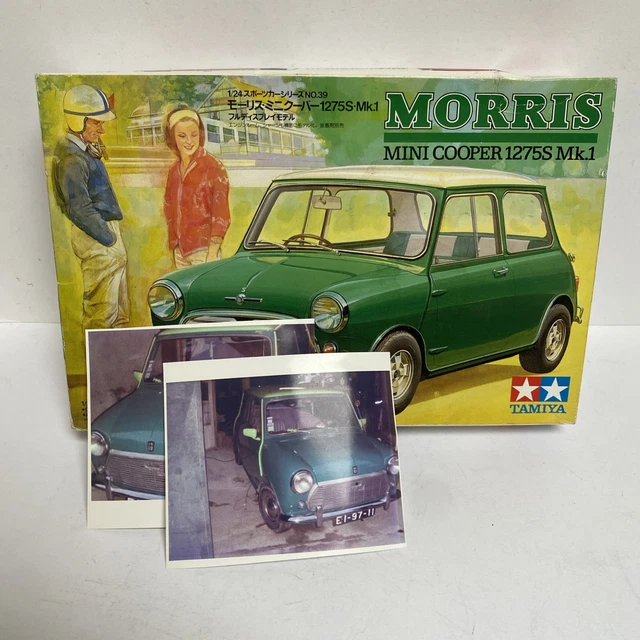 TAMIYA MORRIS MINI Cooper 1275S Mk.1 model kit 1/24 Scale £31.04 ...