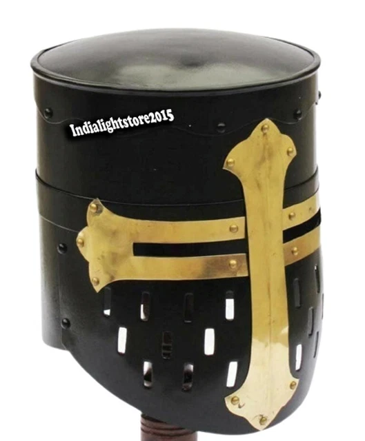 MEDIEVAL ARMOR ROMAN Knight Helmets Armor Knights Templar Crusader ...