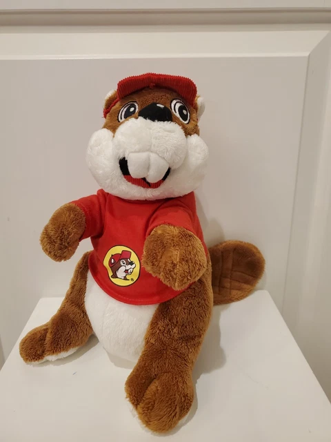 BUC-EE'S BUCEE THE Beaver Plush Stuffed Animal Toy 10" Red T-Shirt by ...
