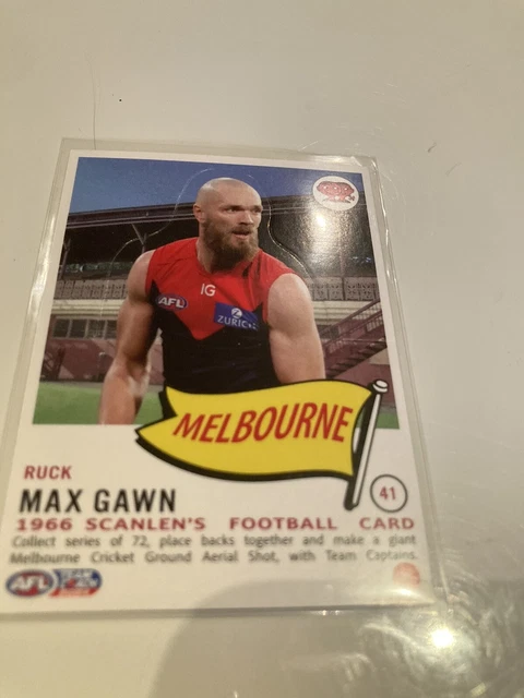 AFL 2024 TEAMCOACH Melbourne Demons - Max Gawn Scanlen's Card No.41 $0.50 - PicClick AU