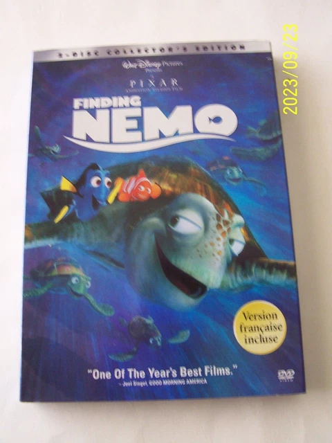 DVD DISNEY FINDING Nemo - Pixar - 2 Disc Collector's Edition $10.00 ...
