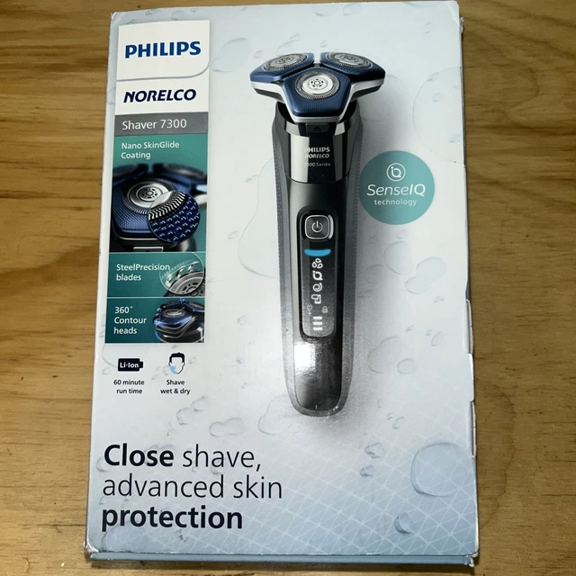 PHILIPS NORELCO SHAVER 7300, Rechargeable Wet/Dry Shaver Pop-Up Trimmer ...
