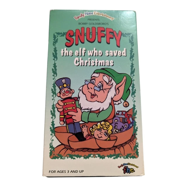 SNUFFY THE ELF Who Saved Christmas VHS 1992 Family Home Entertainment £ ...