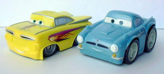 2 MATTEL FISHER Price Disney Pixar Cars Shake N Go Finn McMissile ...
