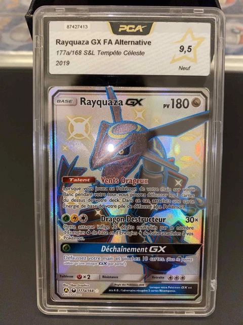 CARTE POKEMON RAYQUAZA GX Shiny Promo 177a/168 - PCA 9,5 Neuf EUR 210 ...