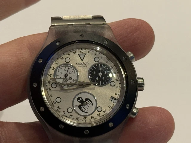 SWATCH WATCH BOND Villain Collection, Emilio Largo, Thunderball, SVCK4039G £255.52 - PicClick UK