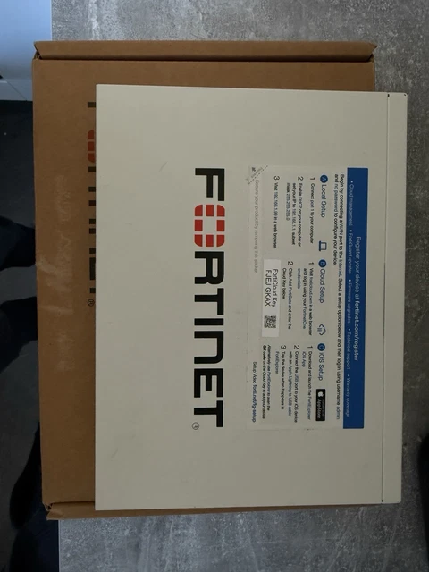 FORTINET FG-60F FORTIGATE-60F Network Security Firewall Initialized w ...