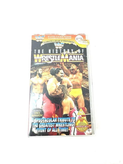 WWE THE HISTORY Of Wrestlemania Vhs Wrestling Video Tape Vintage Wwf £10.07 - PicClick UK
