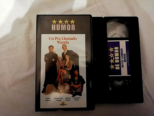 UN FISH CALLED Wanda VHS Cinema Tape Ribbon Jamie Lee Curtis Metro ...