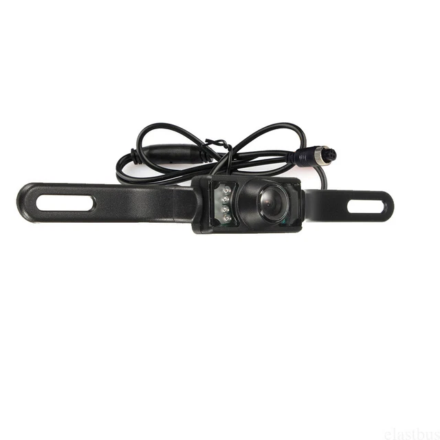 4 PIN LICENSE Plate IR Car Backup Rear View Reversing Camera 12-24v For ...