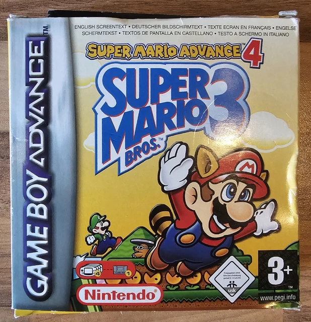 SUPER MARIO ADVANCE 4: Super Mario Bros 3 (GBA), Game Boy Advance RARE ...