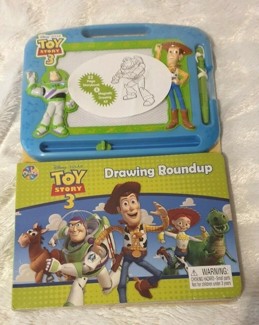 DISNEY PIXAR TOY STORY 3 LEARNING SERIES Drawing Roundup MAGNETIC ...
