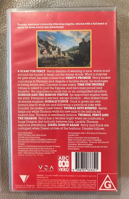 THOMAS THE TANK Engine & Friends TIME FOR TROUBLE VHS PAL £18.41 ...