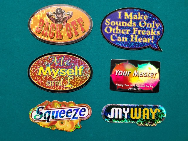 VINTAGE 2000S ERA Y2K Vending Machine Stickers-Funny-Bumper Sticker-Lot ...