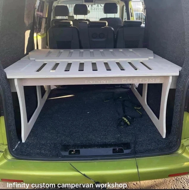 VW T5 T6 Shuttle Bed Slot Together Bed No Fixings Needed £340.00 ...