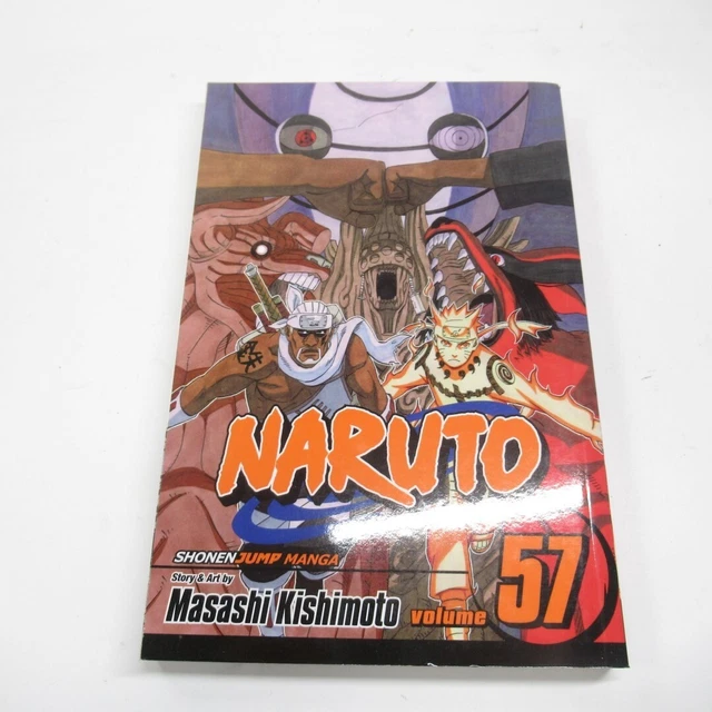 NARUTO MANGA MASASHI Kishimoto Volume 57 Shonen Jump Paperback Book ...