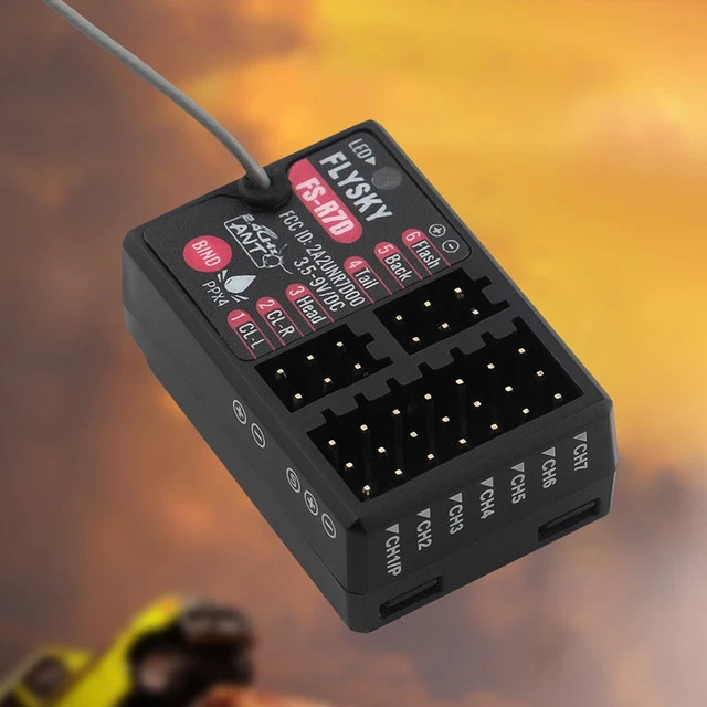 FLYSKY RC TRANSMITTER Receiver 2.4GHz FS-R7D for FS-G7P RC Car Boat ...