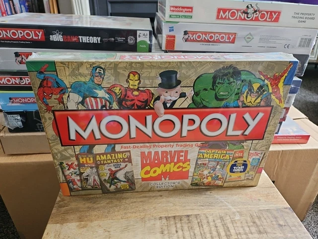 Hasbro Monopoly Marvel Comics Collector S Edition Complete 55 00