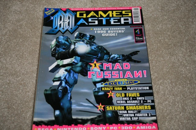 GAMESMASTER MAGAZINE JAN 1996 £4.38 - PicClick UK