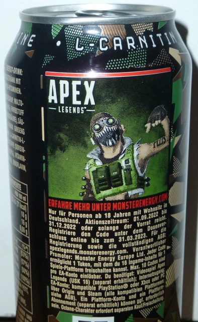 RARE MONSTER ASSAULT energy drink 500ml camouflage can GERMANY cans ...