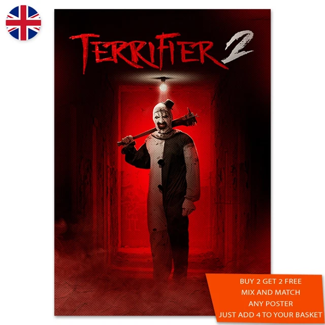 TERRIFIER 2 MOVIE Poster A5 A4 A3 A2 A1 Maxi Wall Art - 2162 EUR 4,23 ...