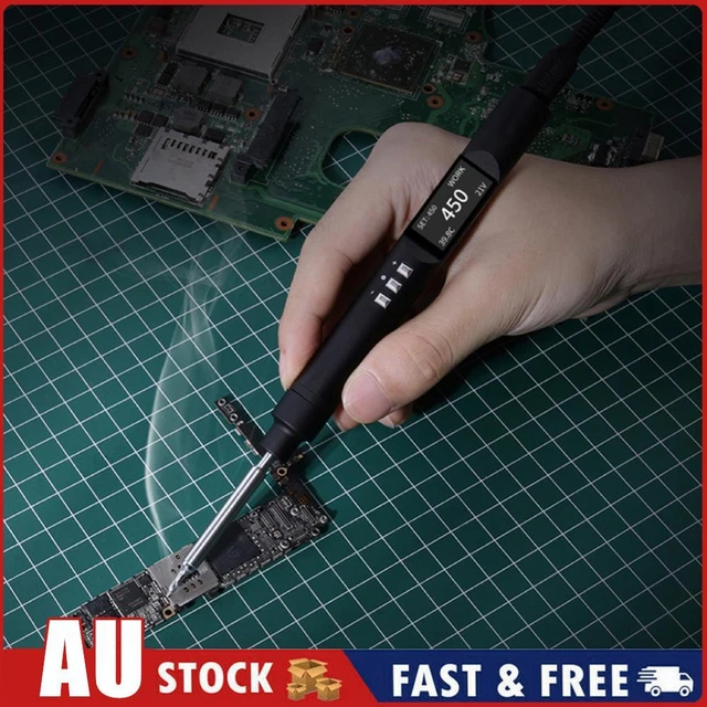 PTS200 CORDLESS SOLDERING Iron 100W Fast Heat Soldering Iron ESP32 (BC2 ...