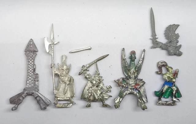 WARHAMMER HIGH ELVES Metal Broken or incomplete model lot Quest Ranger ...