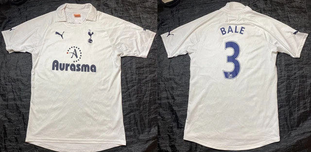 GARETH BALE #3 SPURS TOTTENHAM HOTSPUR home shirt jersey PUMA 2011-12 ...