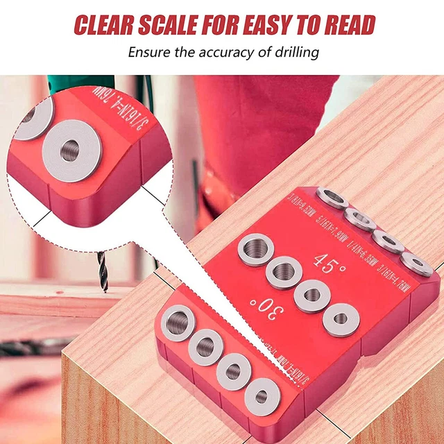 30/45/90 DEGREE DRILL Guide Multi-angle Punching Locator CNC DIY ...