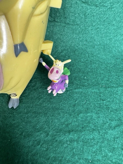 CARTOON NETWORK COW and Chicken Pocketoons Microland Play Set VERY RARE ...