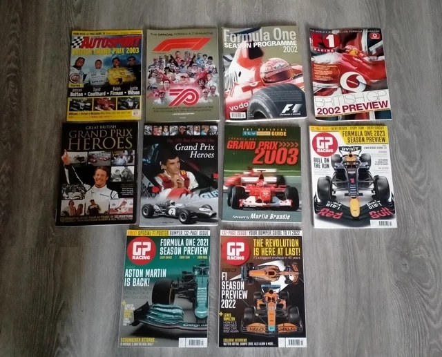 10 F1 FORMULA One Autosport Motor Racing Magazine Bundle / Lot - Grand ...