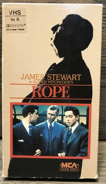 ROPE (1985 VHS) James Stewart, John Dall, Alfred Hitchcock 1948 ...